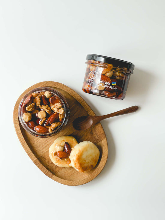 Nut mix in pine cone syrup – MomCooksJam